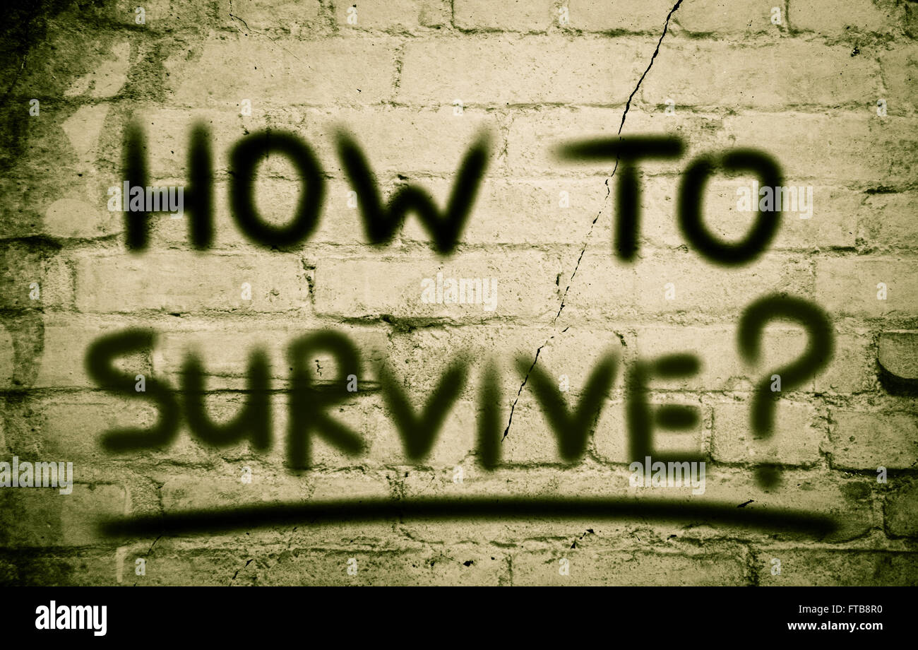 How To Survive Concept Stock Photo - Alamy