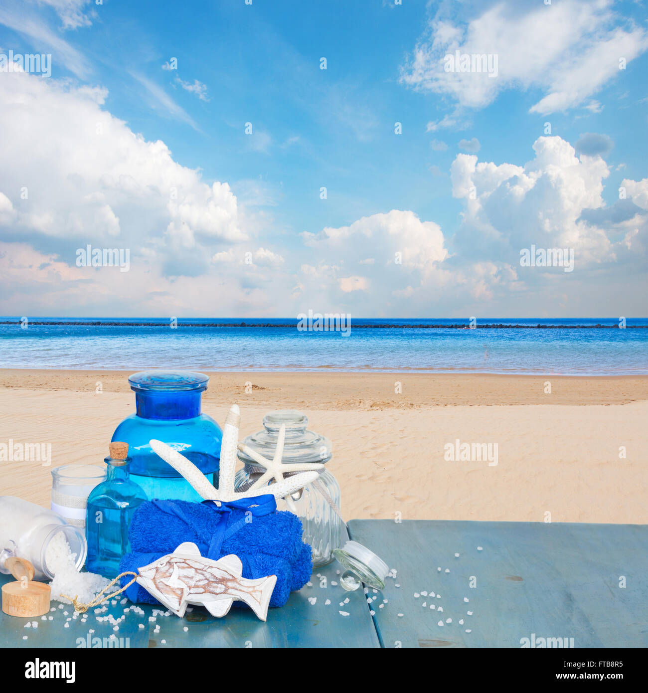 sea salt spa Stock Photo - Alamy