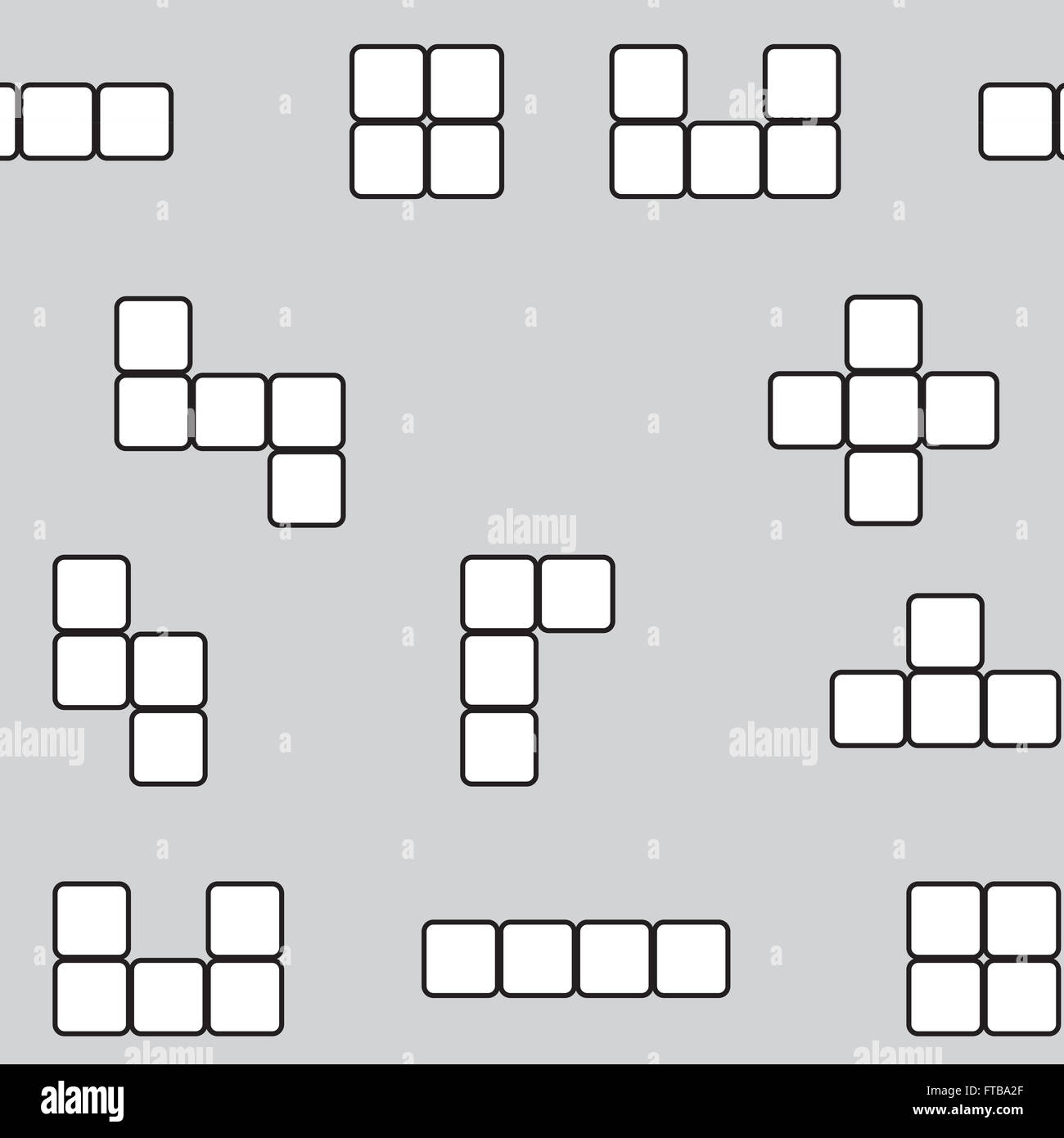 Seamless pattern linear block game. Game pattern, leisure seamless ...