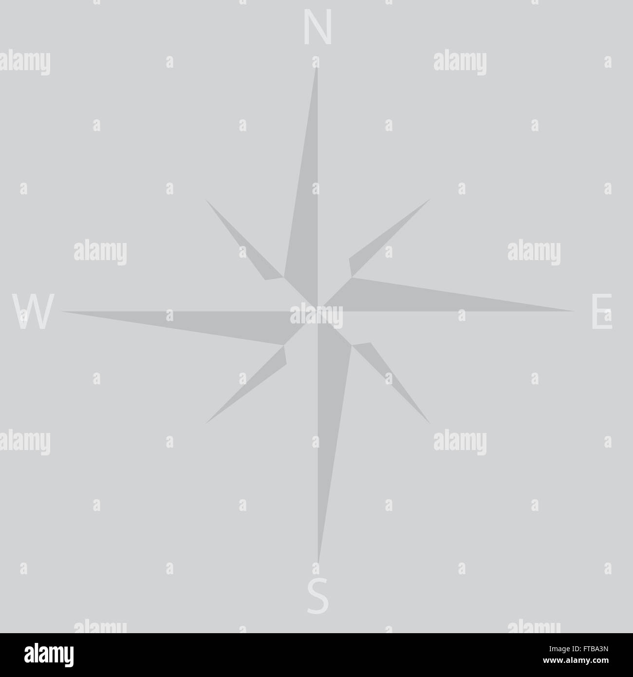 Windrose star icon compass. Wind rose and compass, compass rose and ...