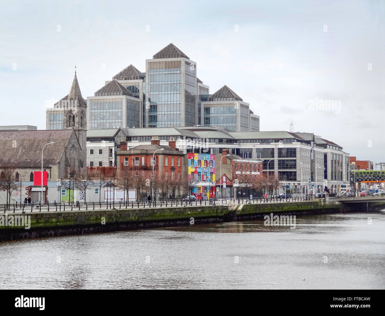 Georges Quay Plaza in Dublin,Ireland Stock Photo - Alamy