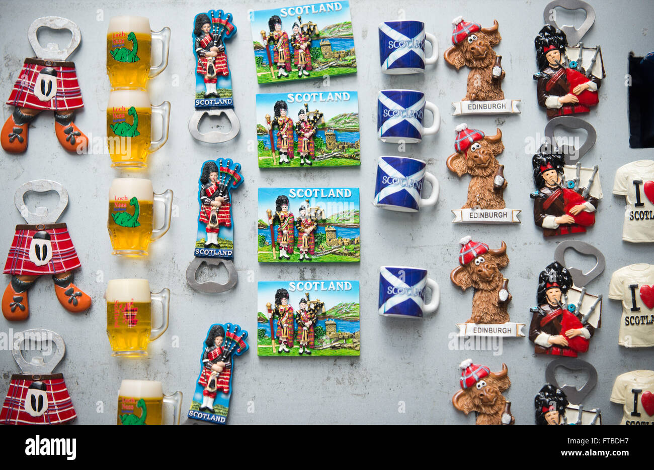 Fridge magnets scotland hi-res stock photography and images - Alamy