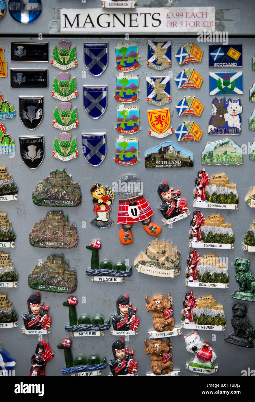 Fridge magnets scotland hi-res stock photography and images - Alamy