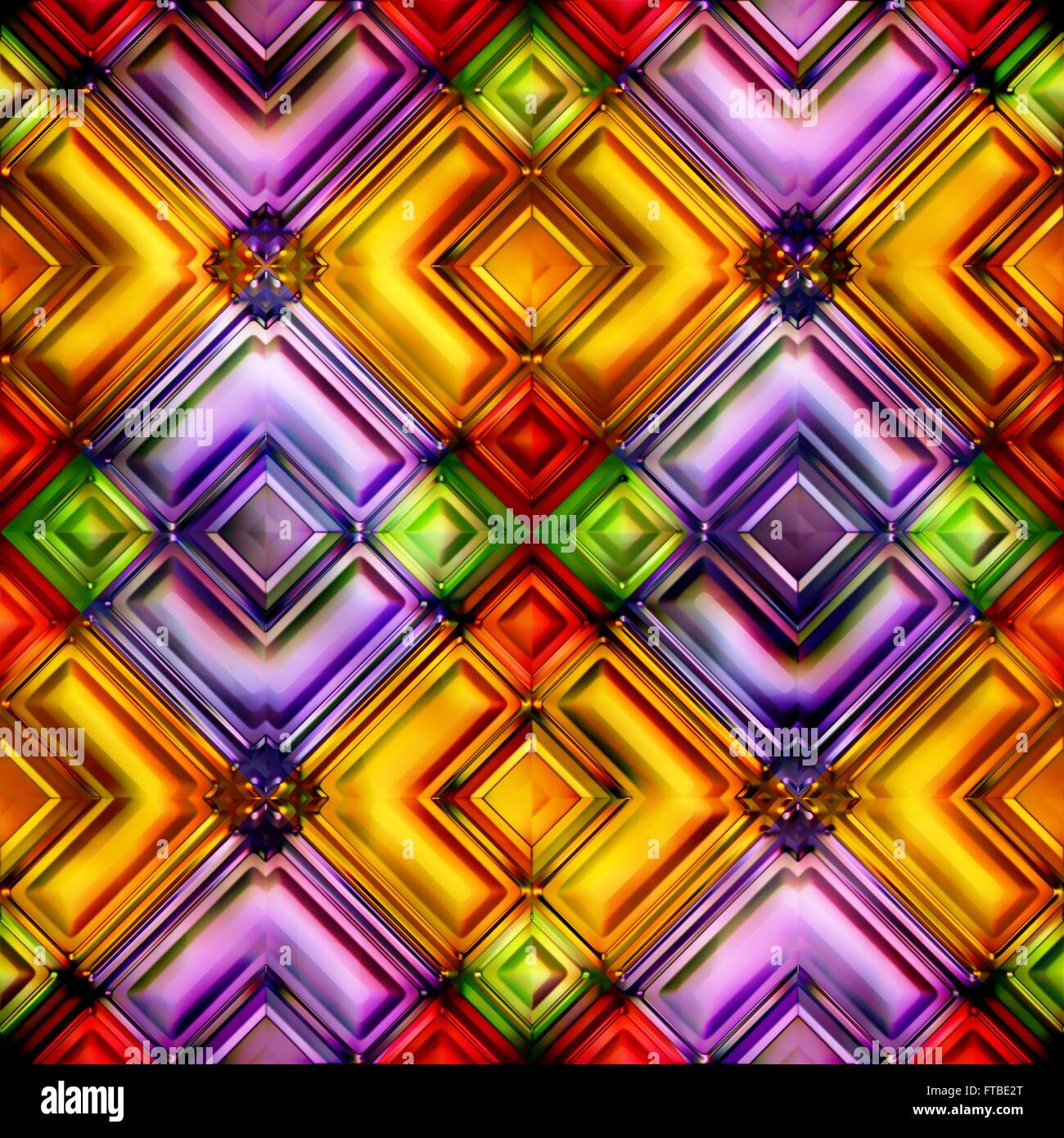 Seamless texture of abstract bright shiny colorful geometric shapes ...