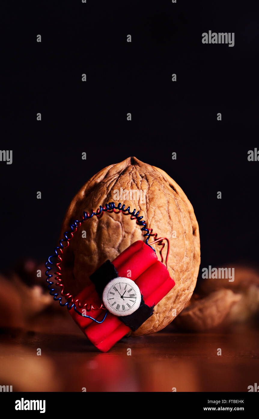 Hard nut to crack Stock Photo - Alamy