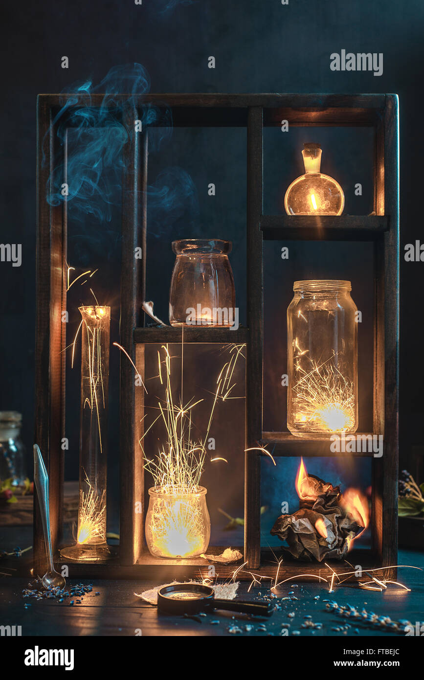 Fire alchemy hi-res stock photography and images - Alamy