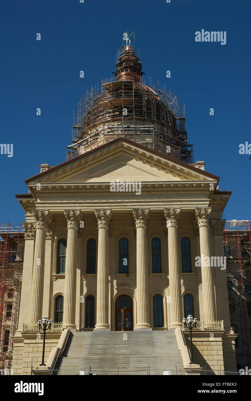 Topeka, Kansas. 10-13-2013 The State Capital building in Topeka is ...