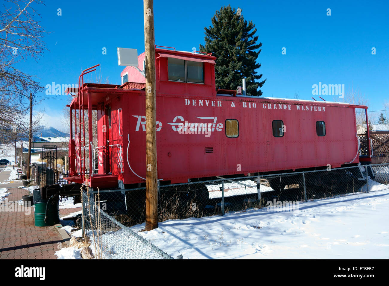 Historic Rio Grande locomotive, Westcliffe, Colorado, USA Stock Photo ...