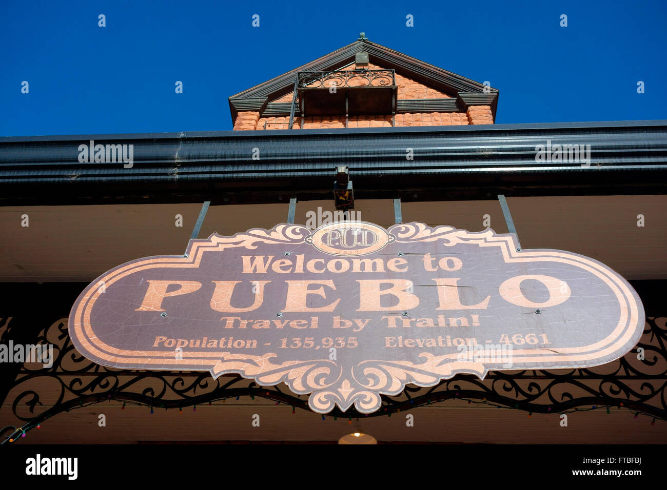 Union Depot, Pueblo Railway Station, Pueblo, Colorado, USA Stock Photo ...