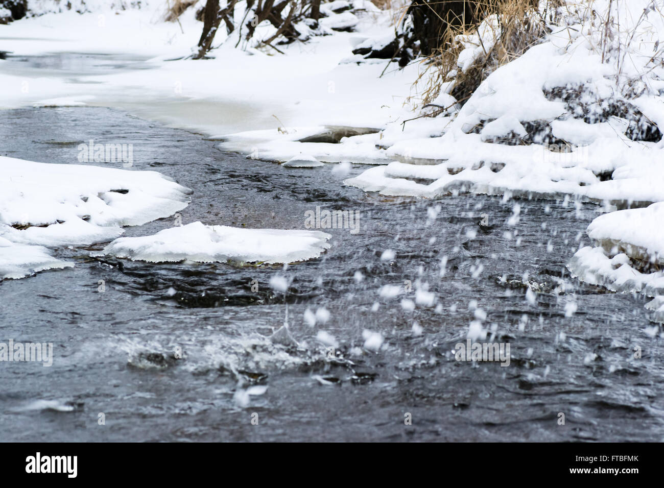 cold temperature stream beauty nature river area winter Stock Photo - Alamy