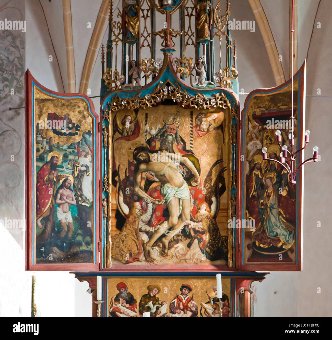 Munich, Germany - Blutemburg castle chapel built in XV century, Mercy ...