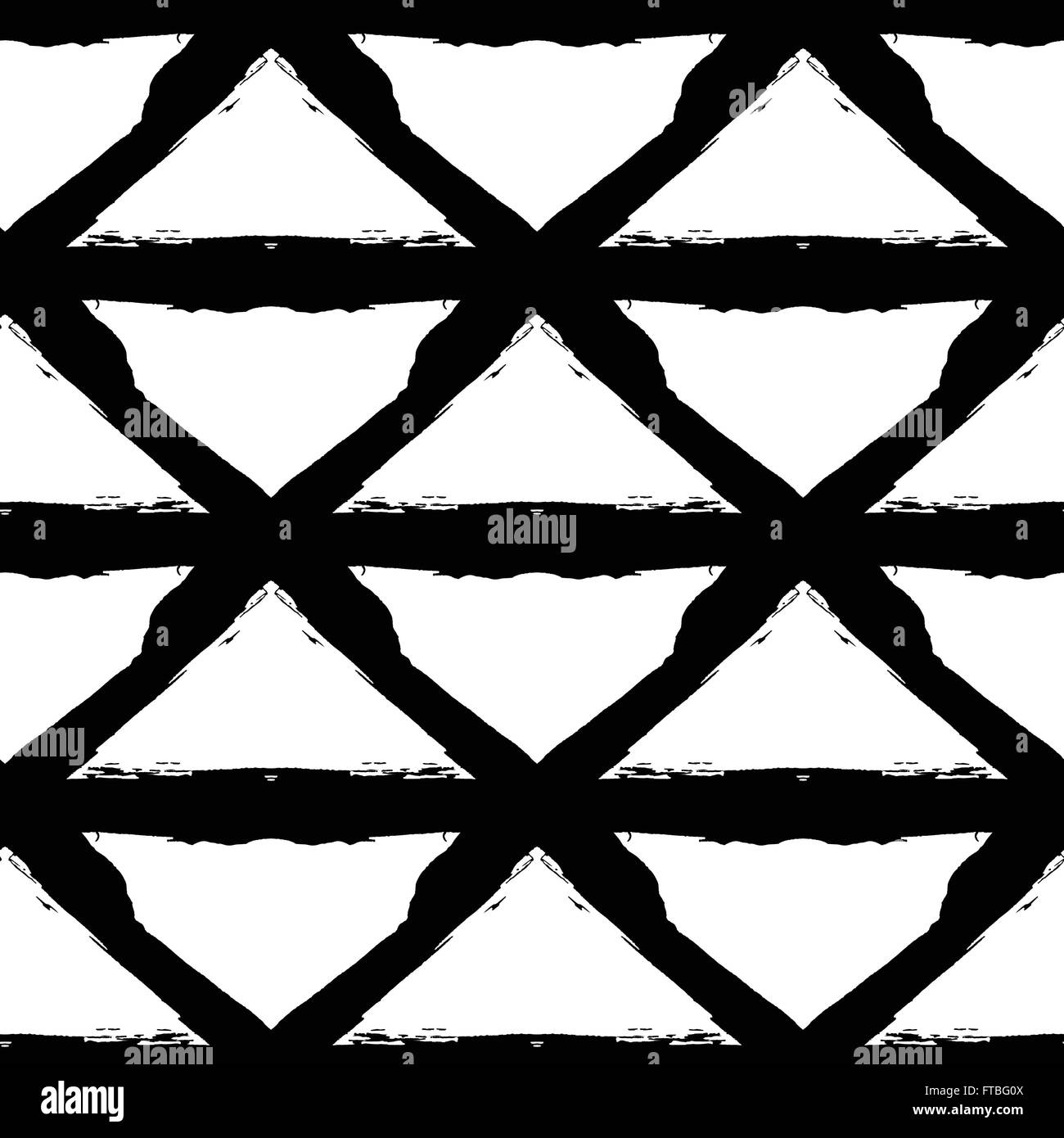 Painted Striped Triangle Black Pattern Stock Vector Image & Art - Alamy