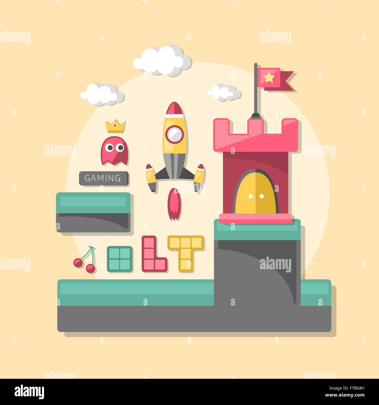 Ad game icons hi-res stock photography and images - Alamy