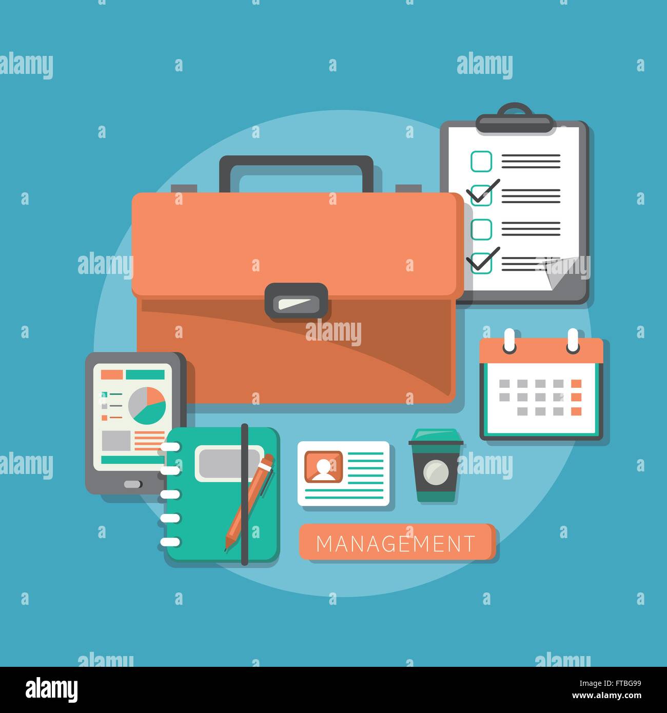 Work progress administration Stock Vector Images - Alamy