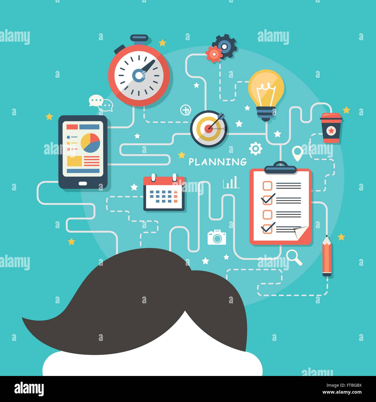 Planning ruler Stock Vector Images - Alamy