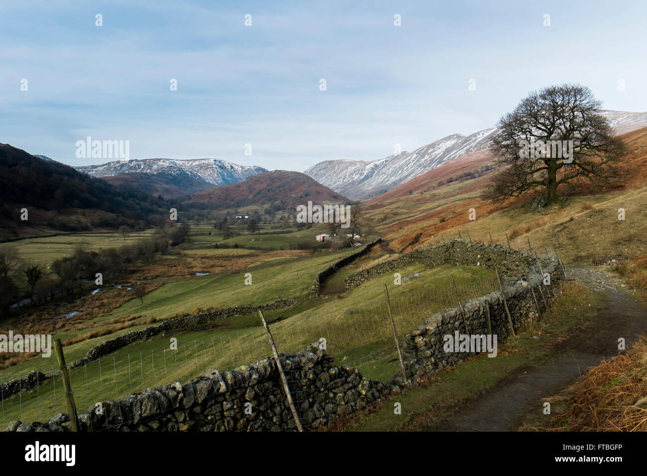 Troutbeck Valley in the Lake District Stock Photo - Alamy