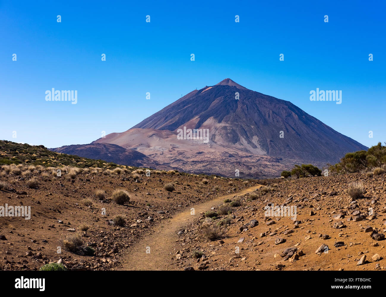 Hiking trail Ruta Arenas Negras and volcano Teide, Teide National Park ...