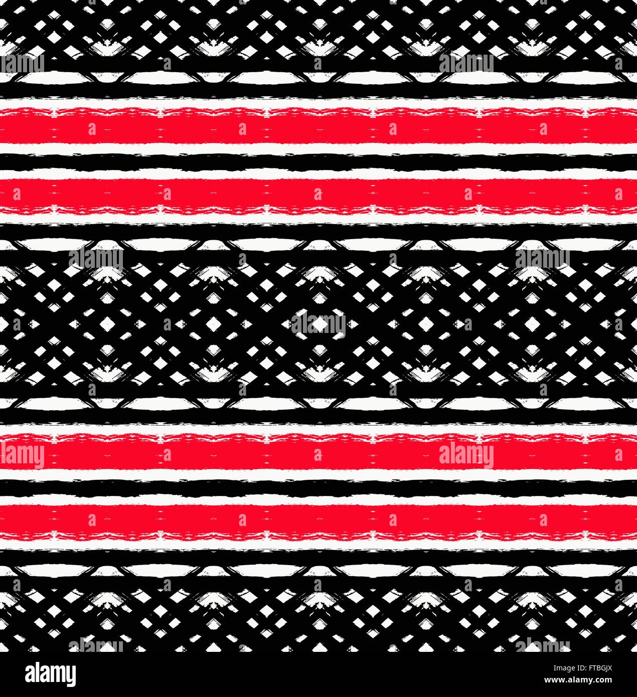 Unusual Painted Black Red Net Pattern Stock Vector Image & Art - Alamy