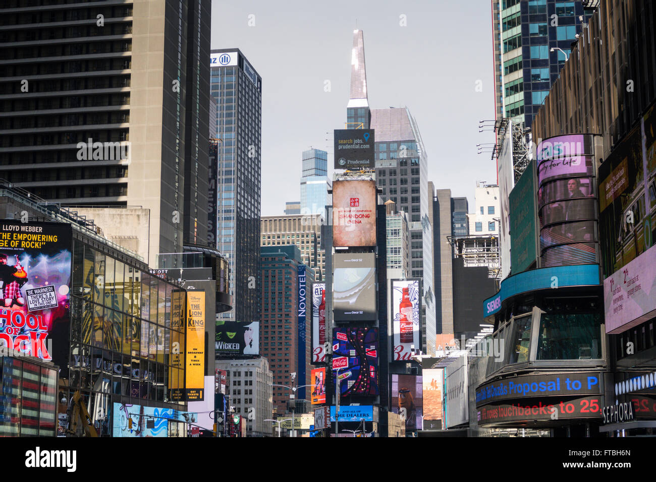Times Square Advertising and Buildings, NYC Stock Photo - Alamy