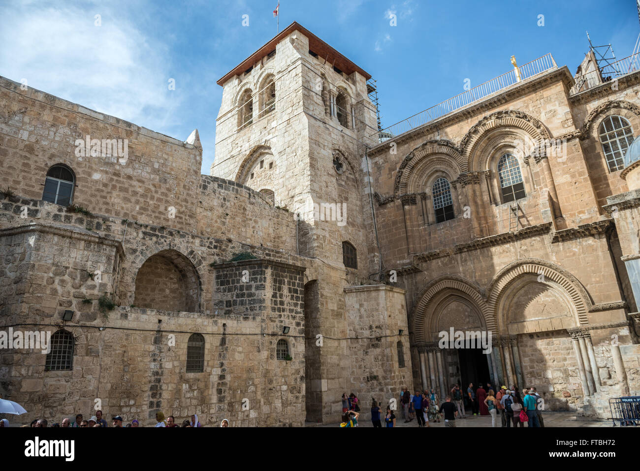 Exterior of Holy Sepulchre Church also called Church of Resurrection in ...