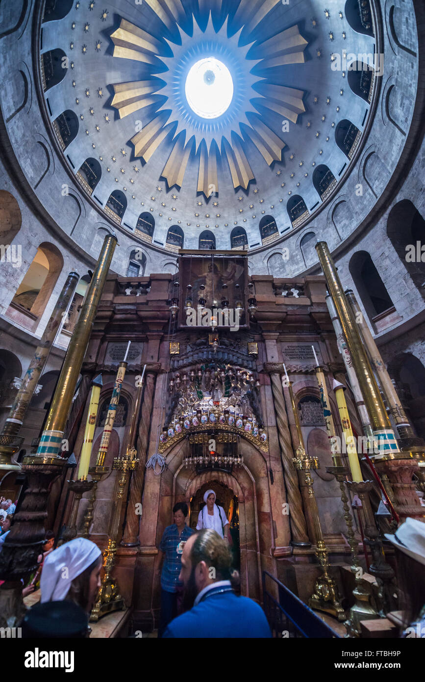 Aedicula in the Rotunda of Holy Sepulchre Church also called Church of ...