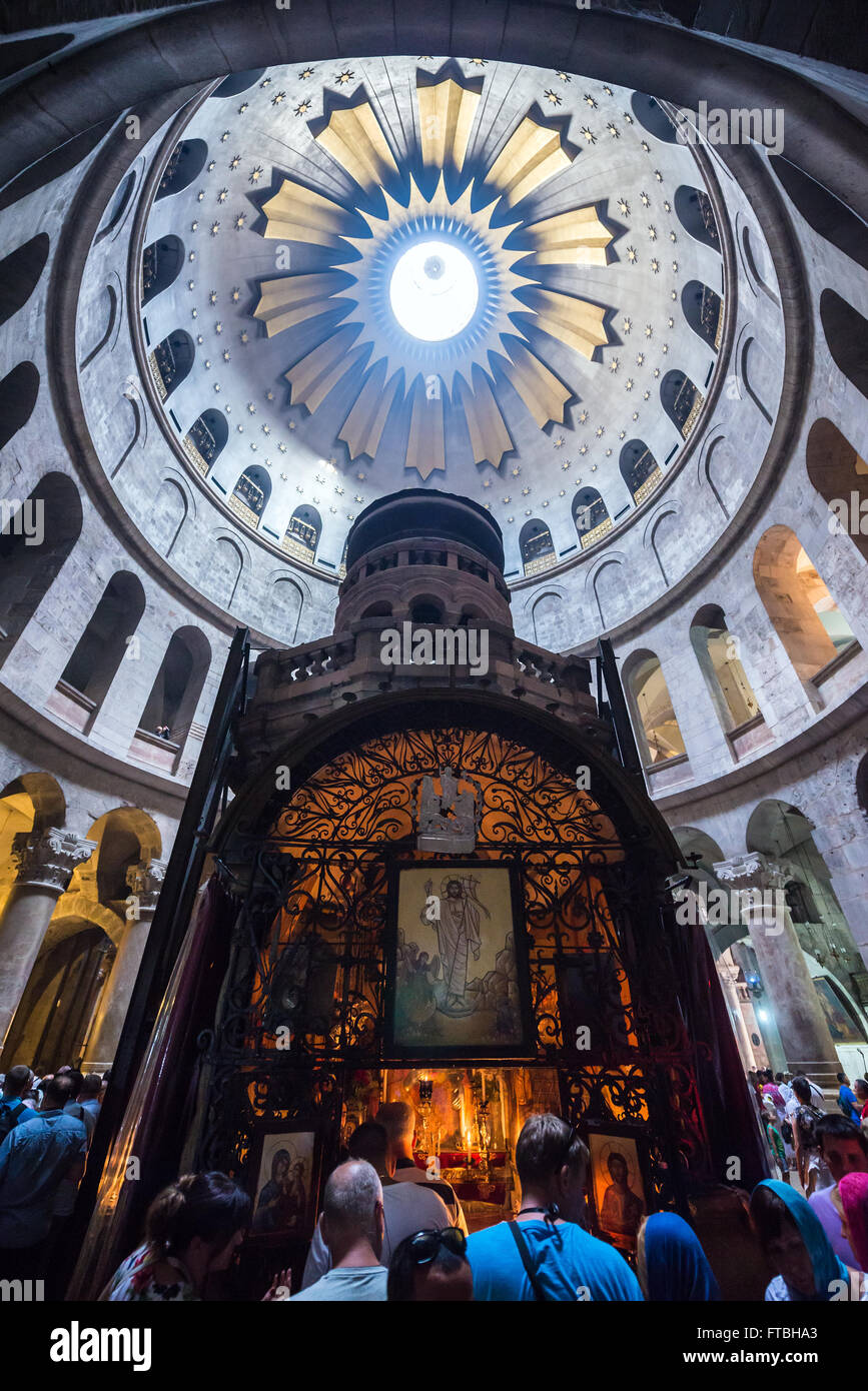 Aedicula in the Rotunda of Holy Sepulchre Church also called Church of ...