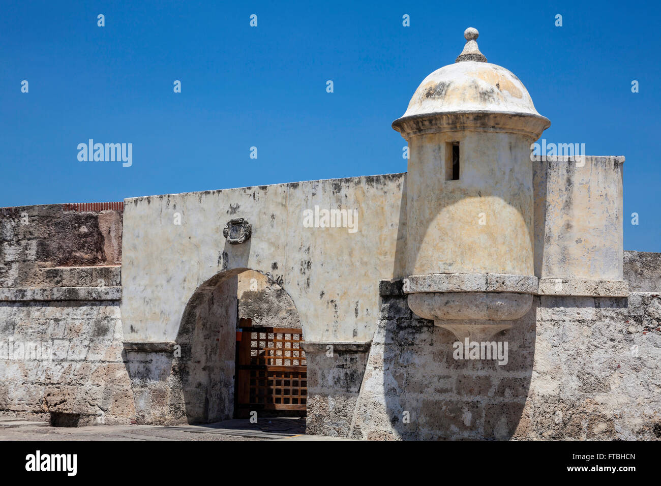 Entrance San Sebastian del Pastelillo Fort Stock Photo - Alamy