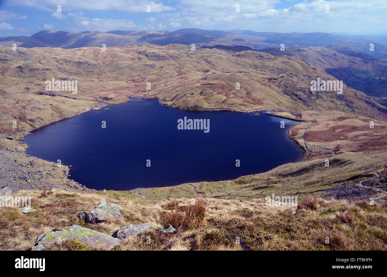 Stickle tarn trail, lake district hi-res stock photography and images ...