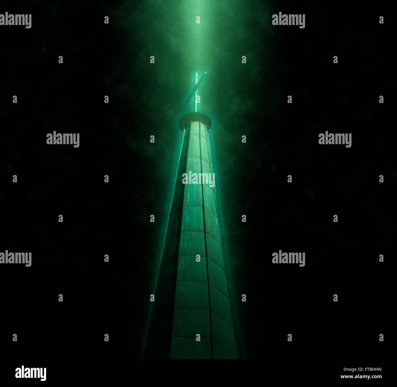 Glowing spire hi-res stock photography and images - Alamy