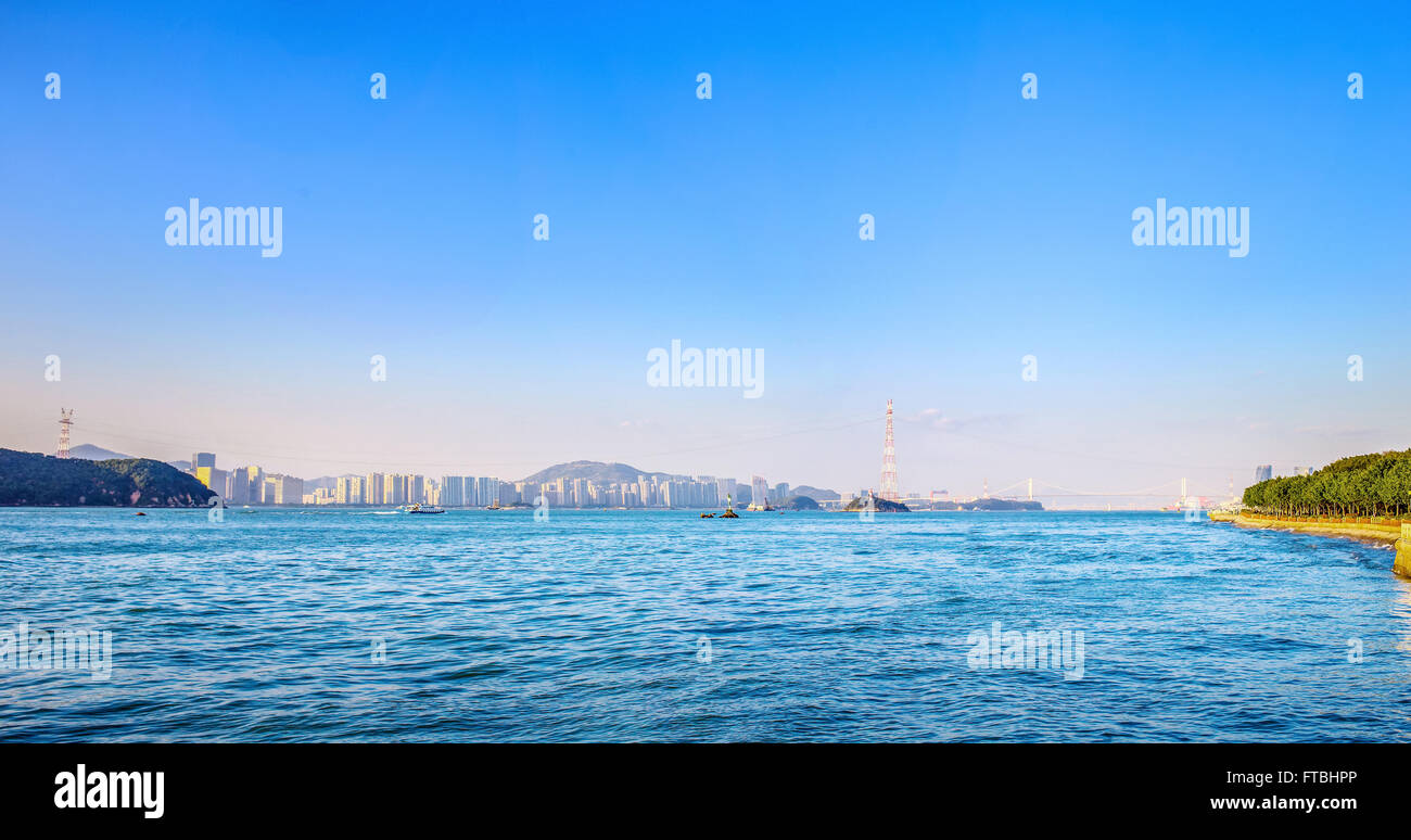 Xiamen ocean scenery Stock Photo - Alamy