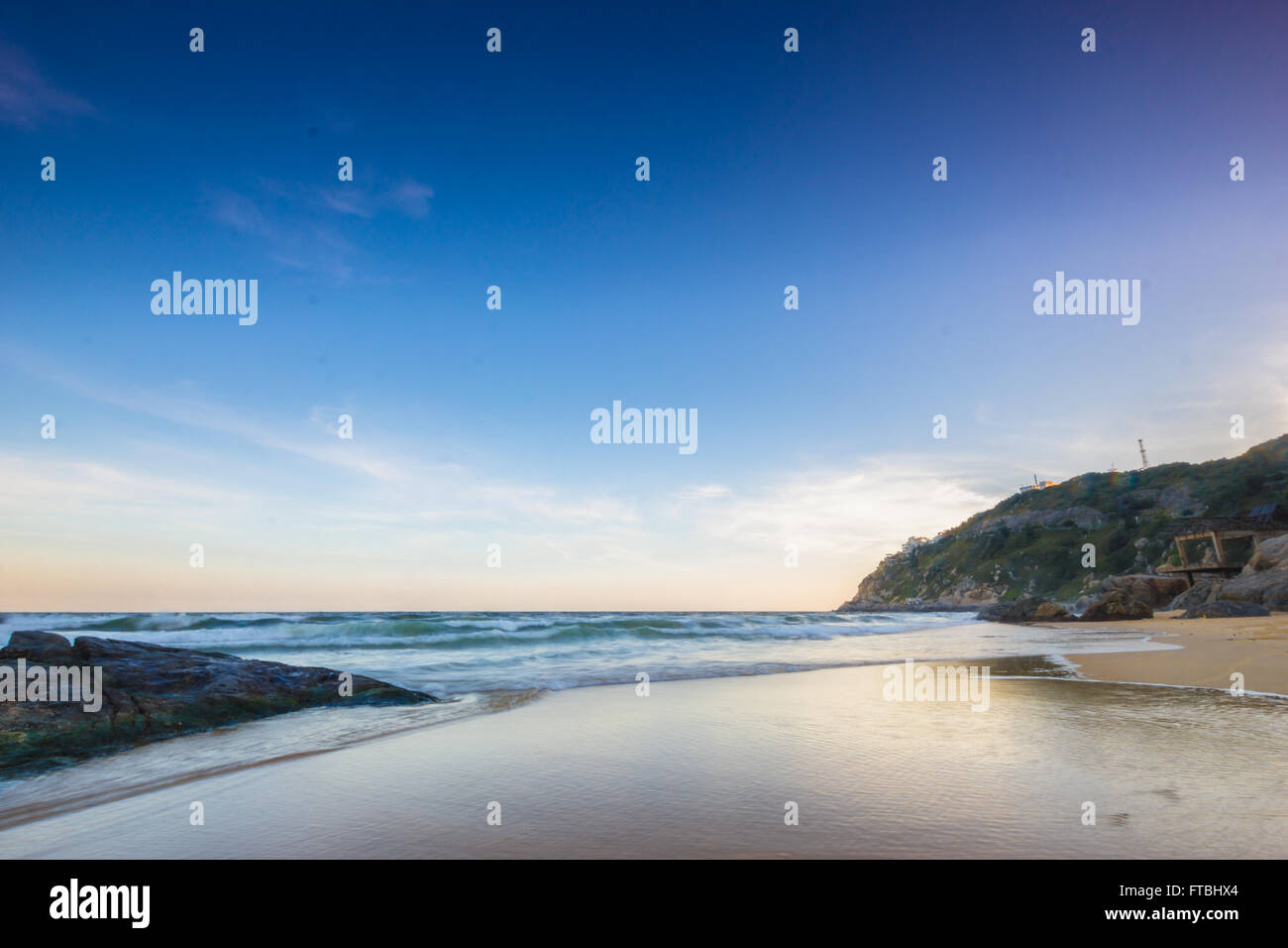 Beautiful beach scenery Stock Photo - Alamy