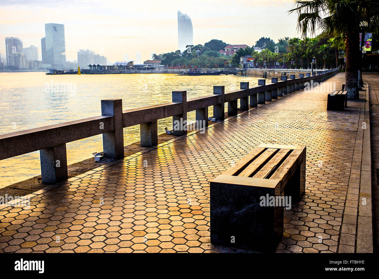 Gulangyu Islet seaside scenery Stock Photo - Alamy