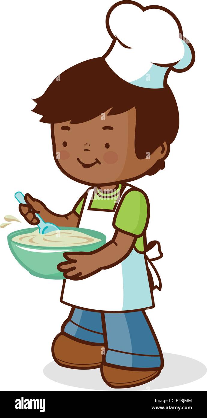 African chef Stock Vector Images - Alamy