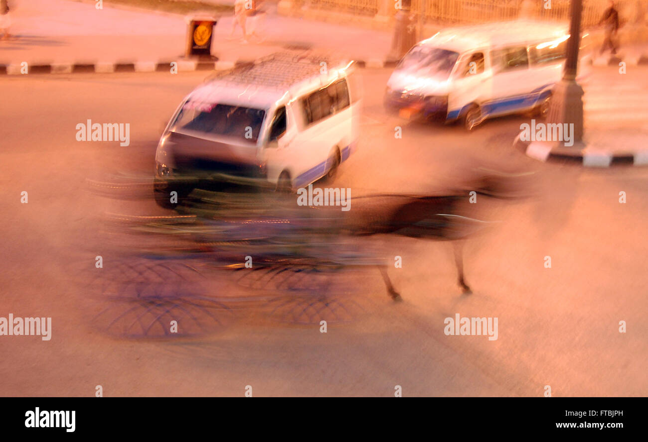 Bicycle rider horse carriage hi-res stock photography and images - Alamy