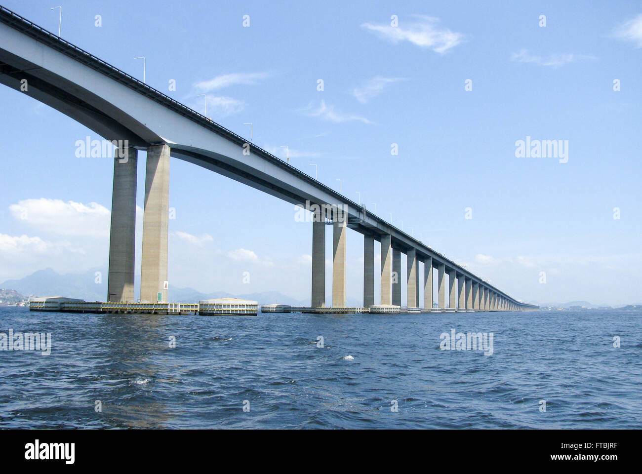 Spectacular panorama of Rio de Janeiro, Brazil - bridge view Stock ...