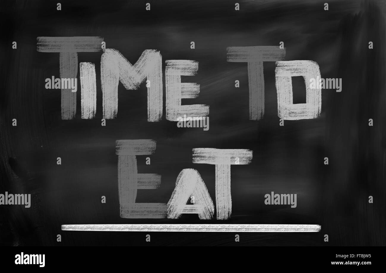 Time eat Black and White Stock Photos & Images - Alamy