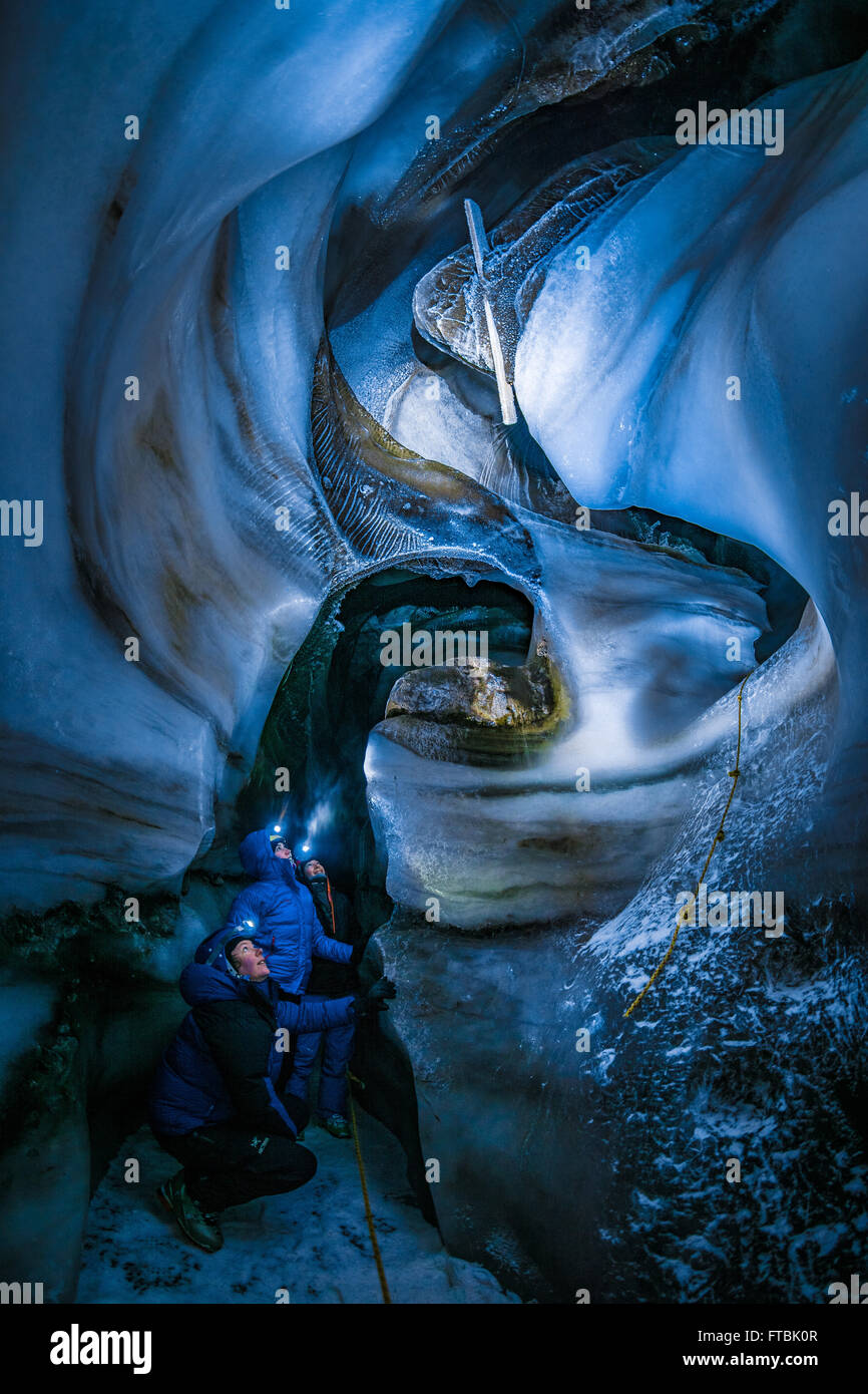 Svalbard ice caves hi-res stock photography and images - Alamy