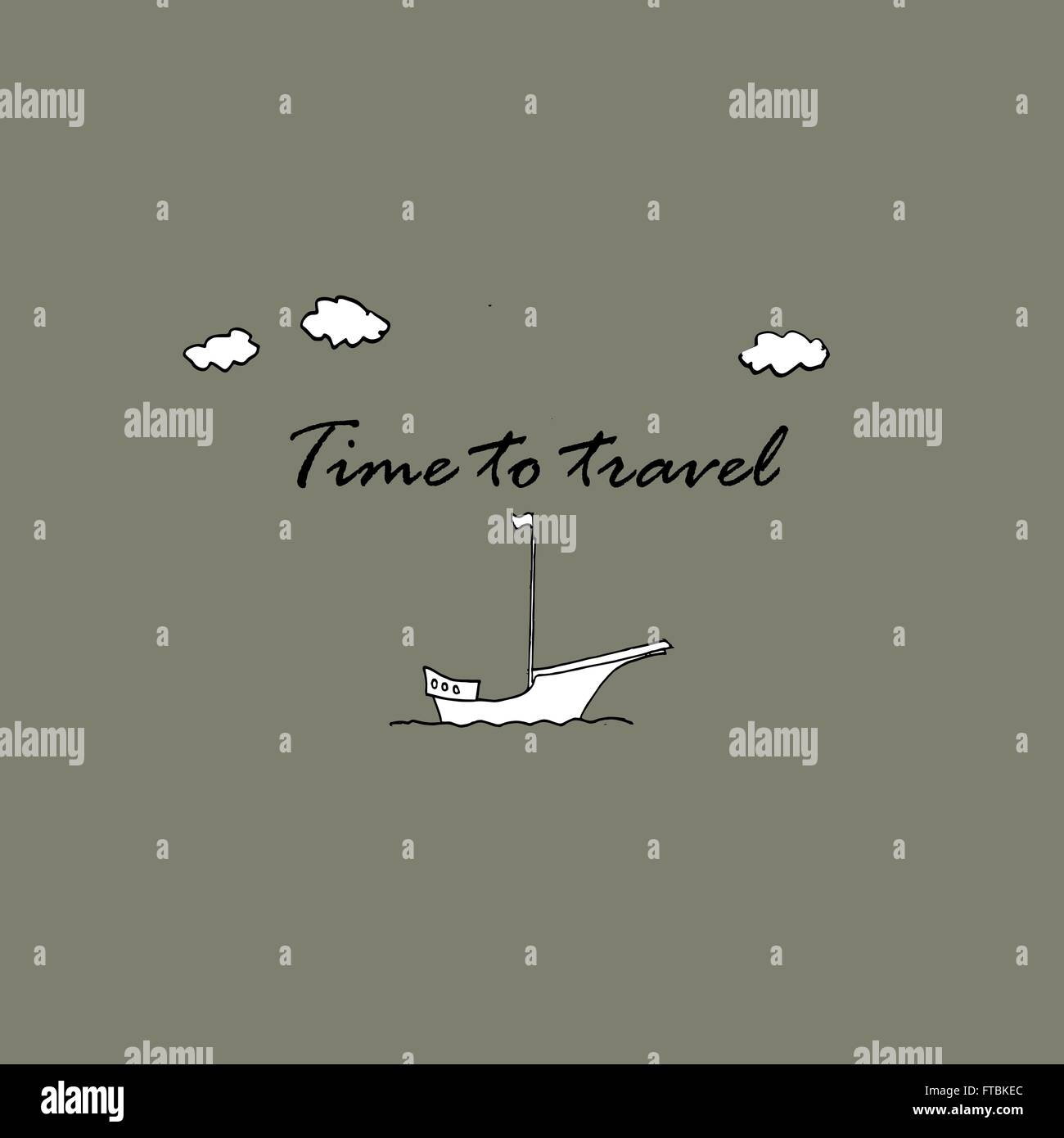 Time to travel text Stock Vector Image & Art - Alamy