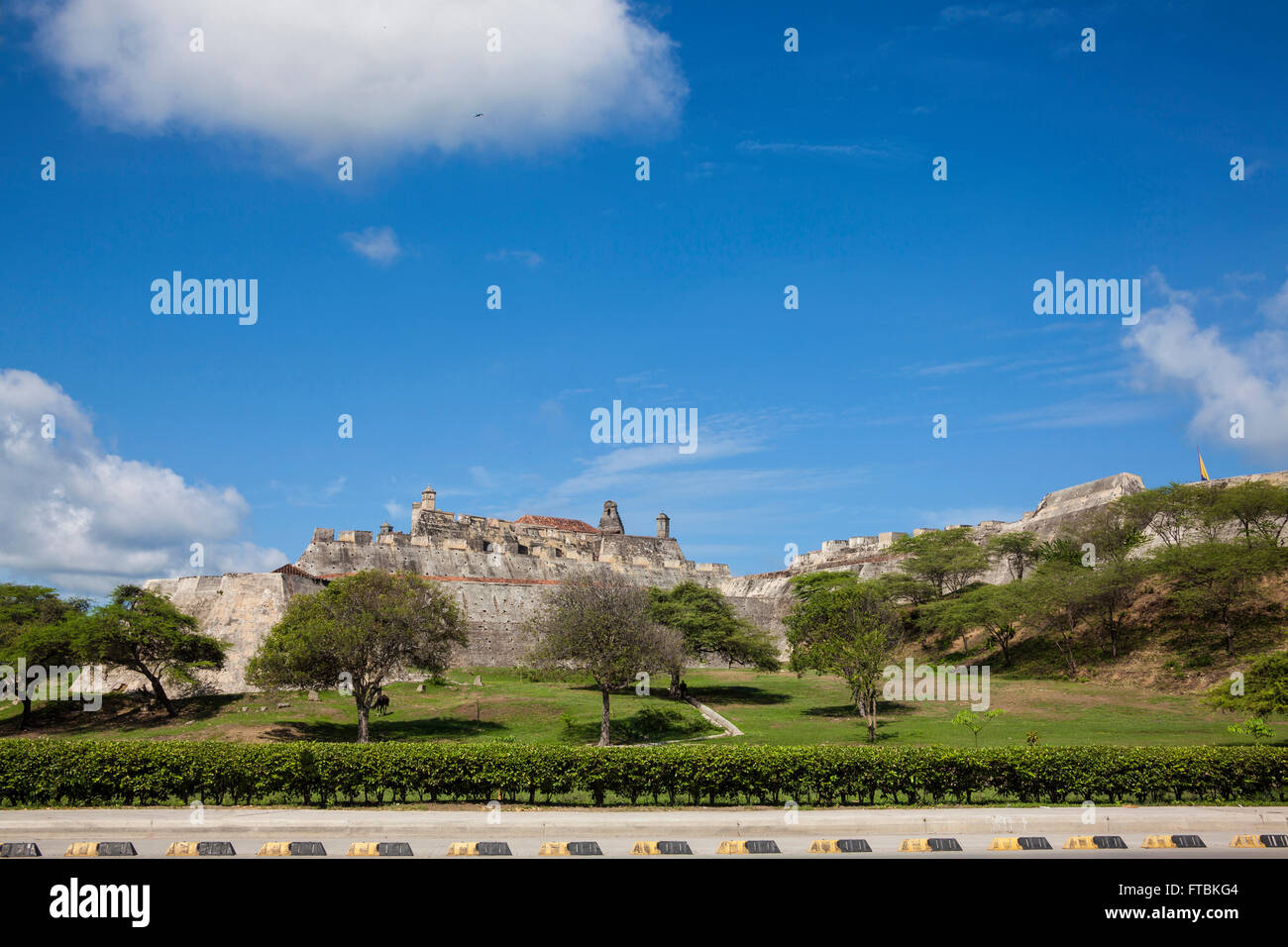 San Felipe Castle in Cartagena de Indias "Castillo de San Felipe Stock ...