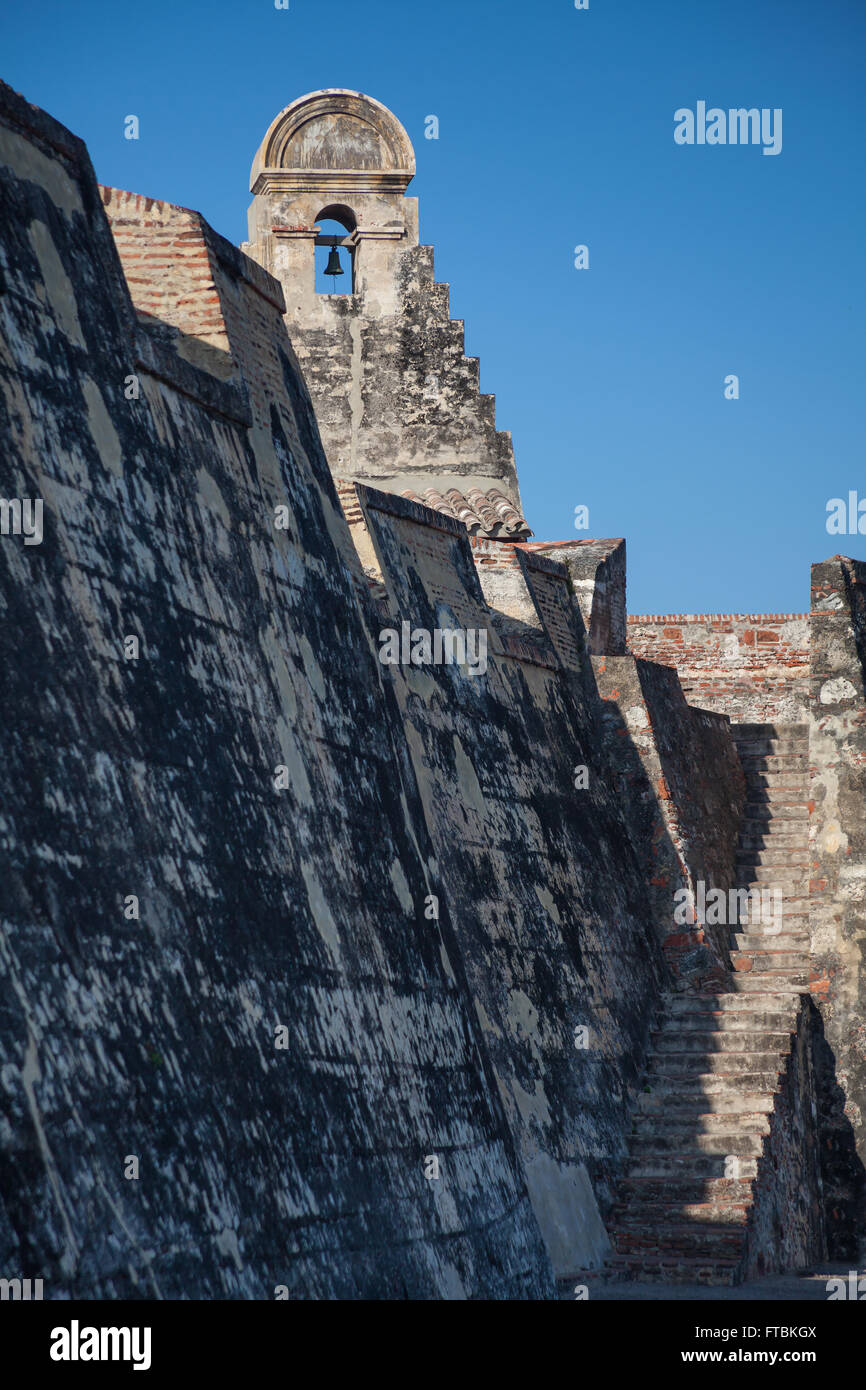 San Felipe Castle in Cartagena de Indias "Castillo de San Felipe Stock ...