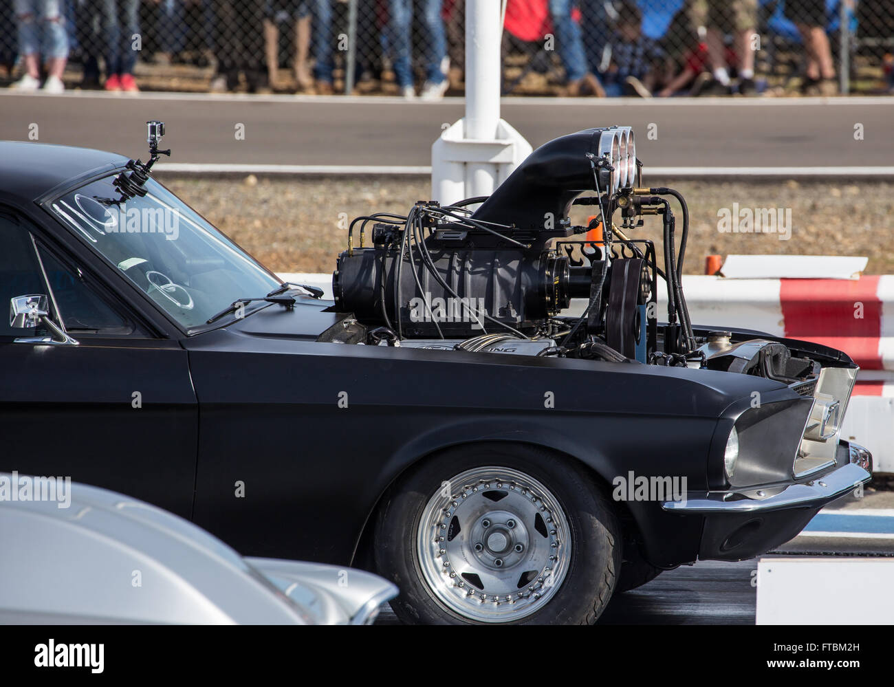 Action at the drag strip in Redding, California Stock Photo - Alamy