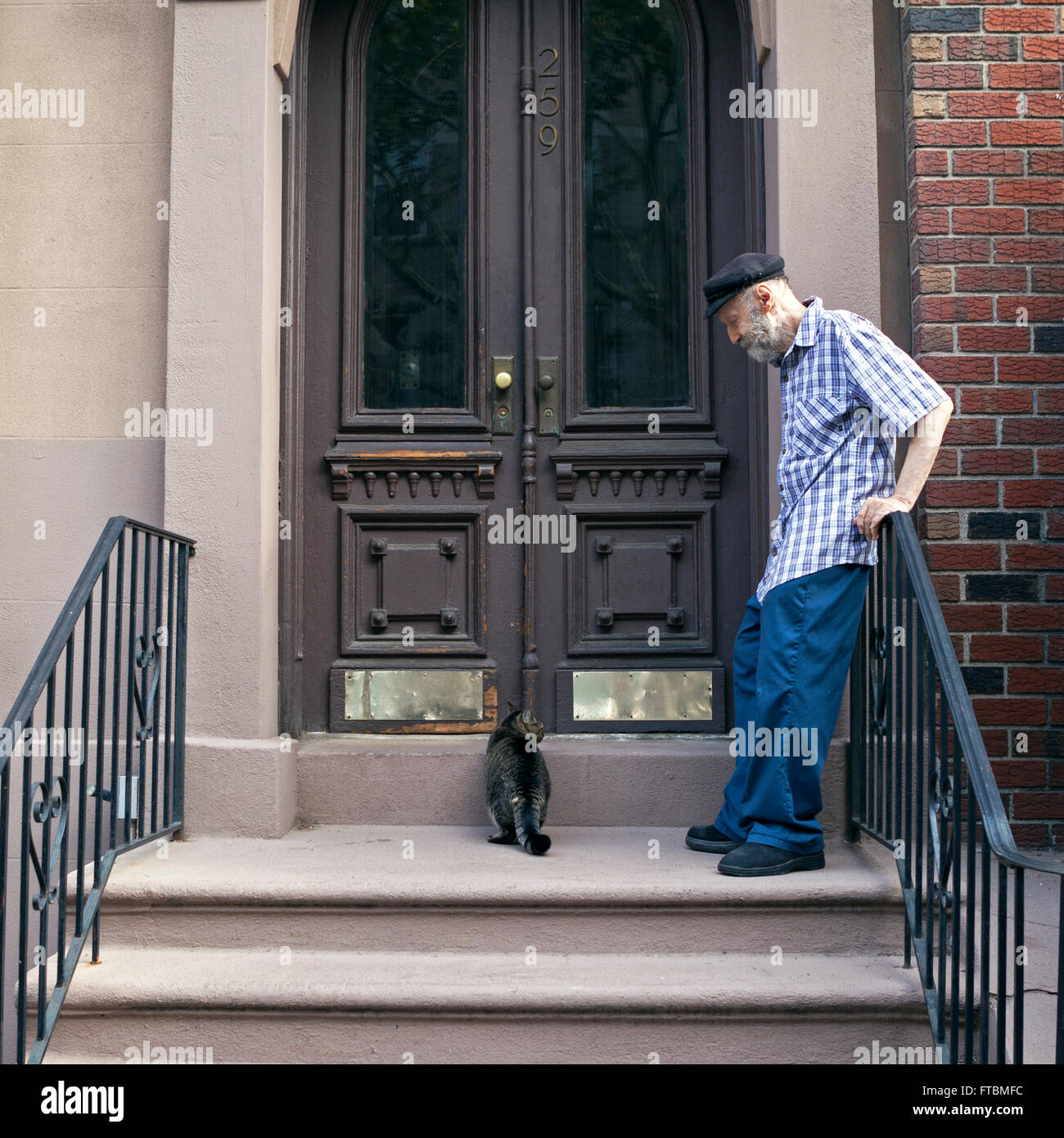 Brooklyn stoop hi-res stock photography and images - Alamy