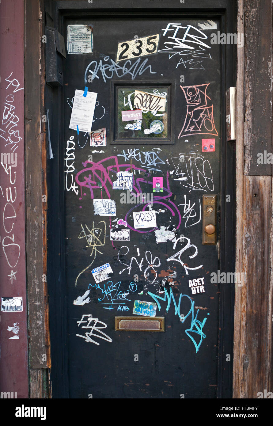 Graffiti Door Tovenaarspersonages