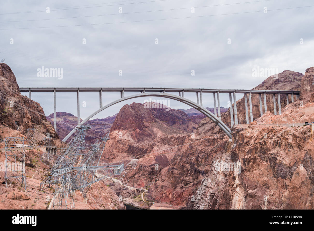 Hoover dam bridge hi-res stock photography and images - Alamy