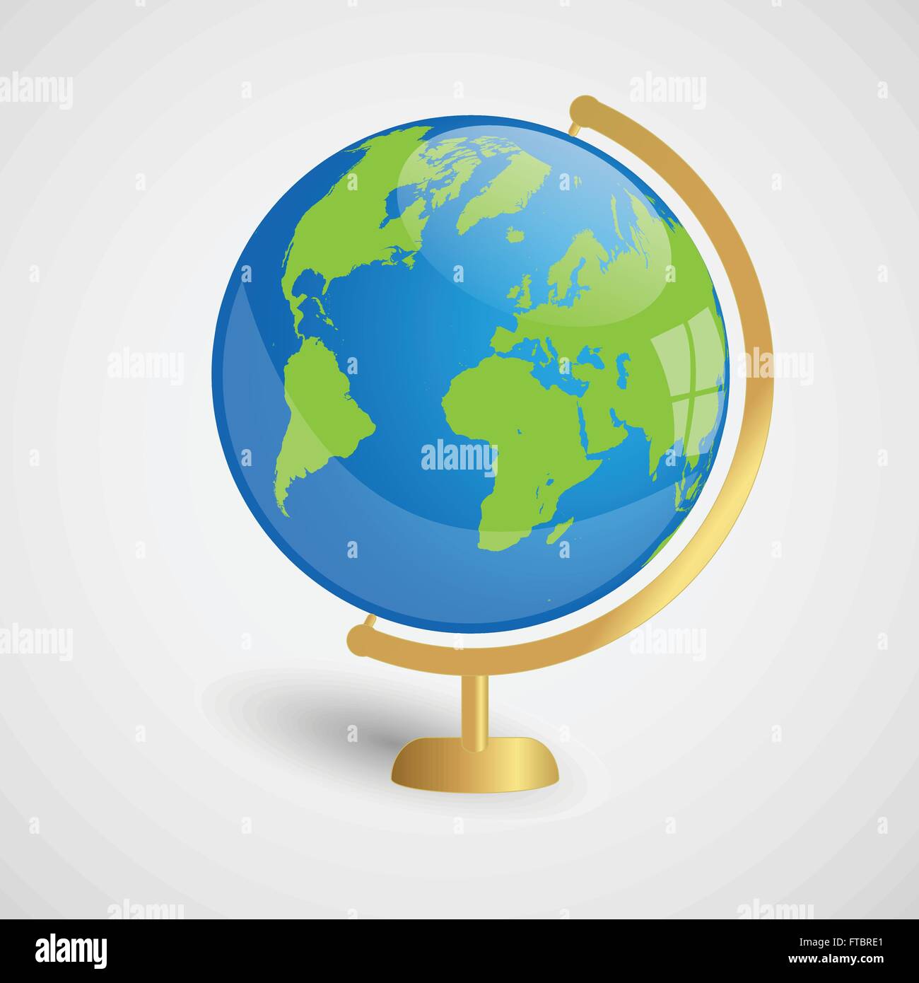 Earth globe vector illustration Stock Vector Image & Art - Alamy