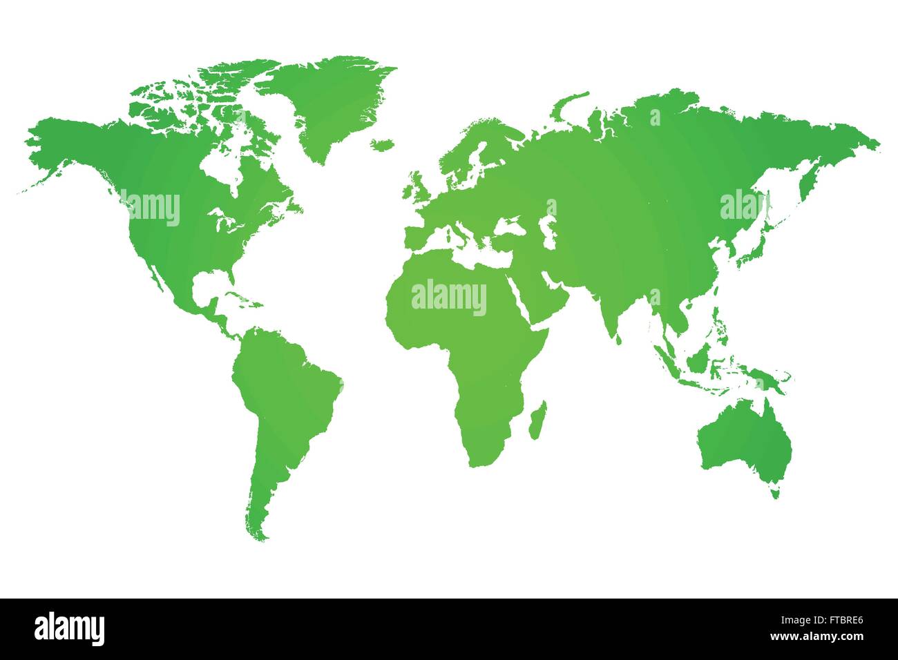 Green world map hi-res stock photography and images - Alamy