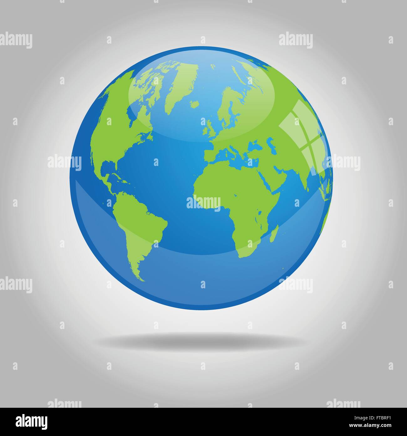 Earth Orb Illustration Stock Vector Image & Art - Alamy