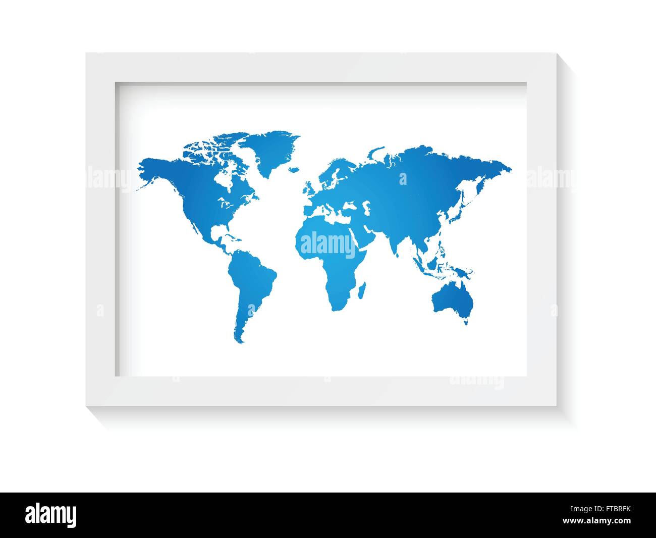 World Map Frame Illustration Stock Vector Image & Art - Alamy