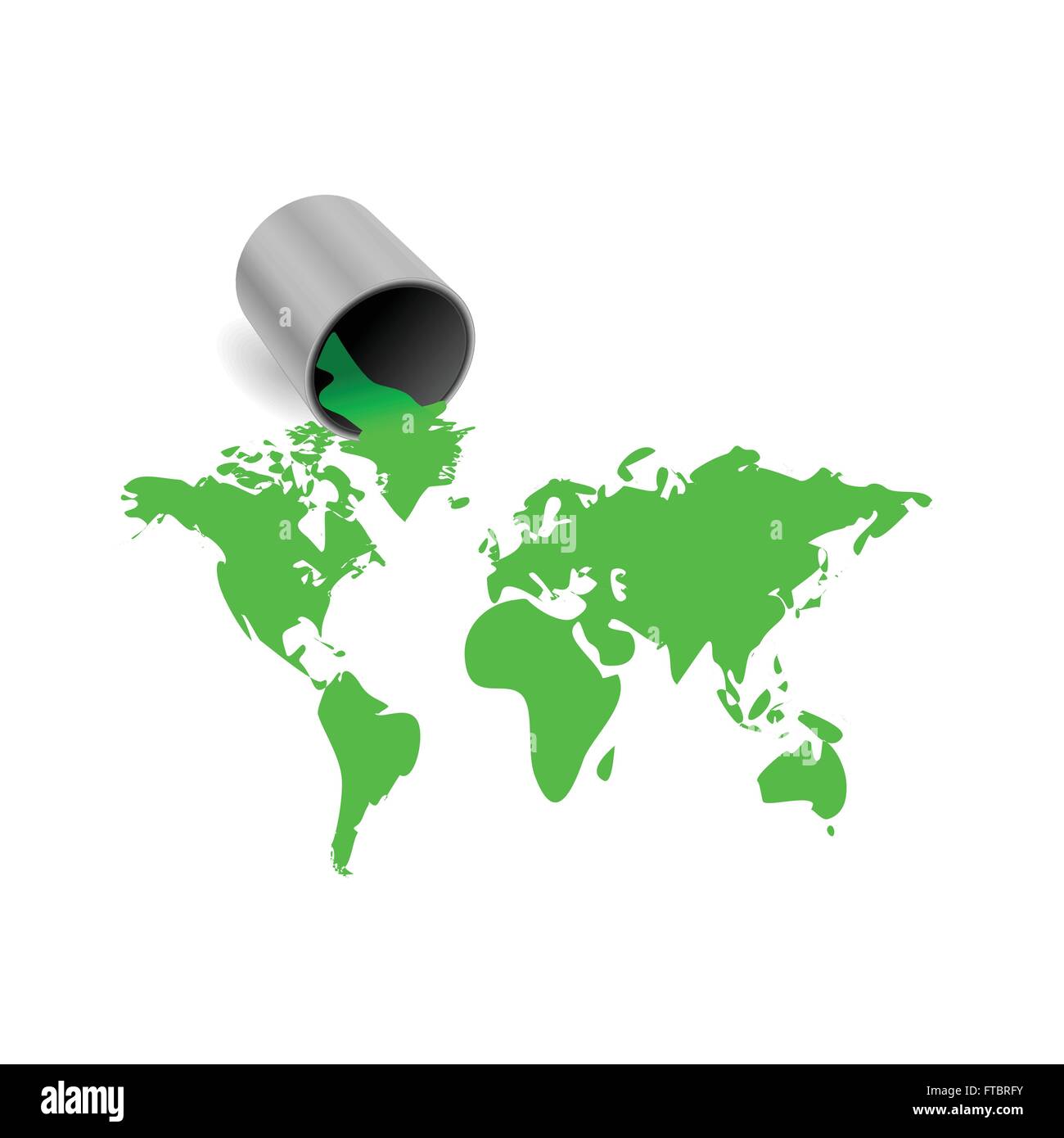 World map paint hi-res stock photography and images - Alamy