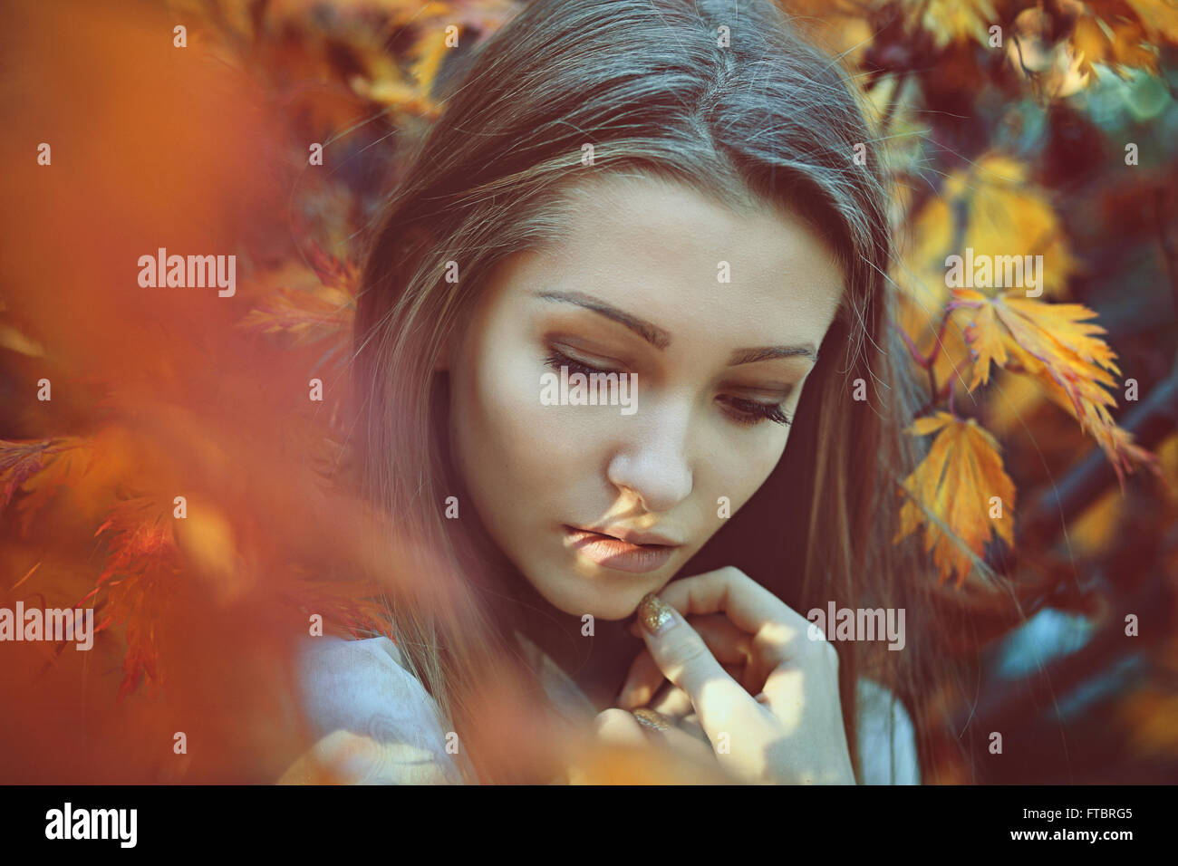 Sad lips hi-res stock photography and images - Alamy